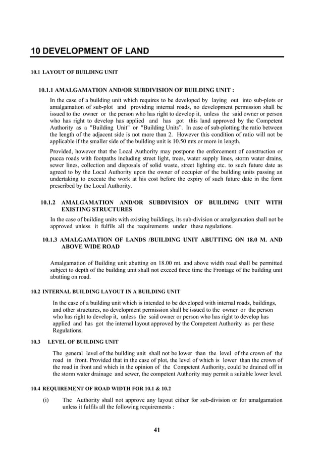 Gujarat Development Control Regulations | PDF