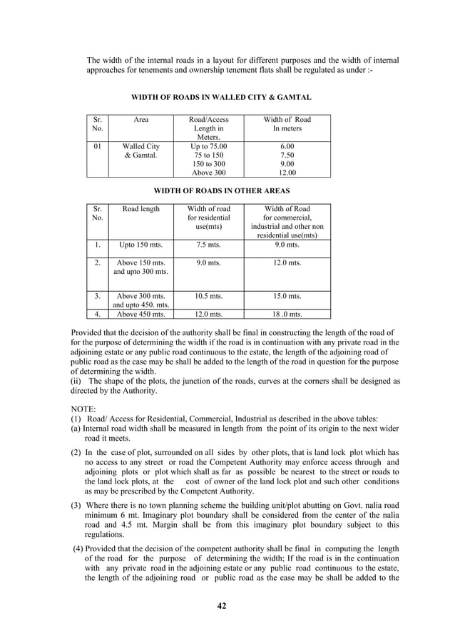 Gujarat Development Control Regulations | PDF