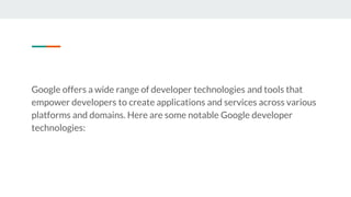 GDCS - Introduction to Google Products and Technologies.pptx