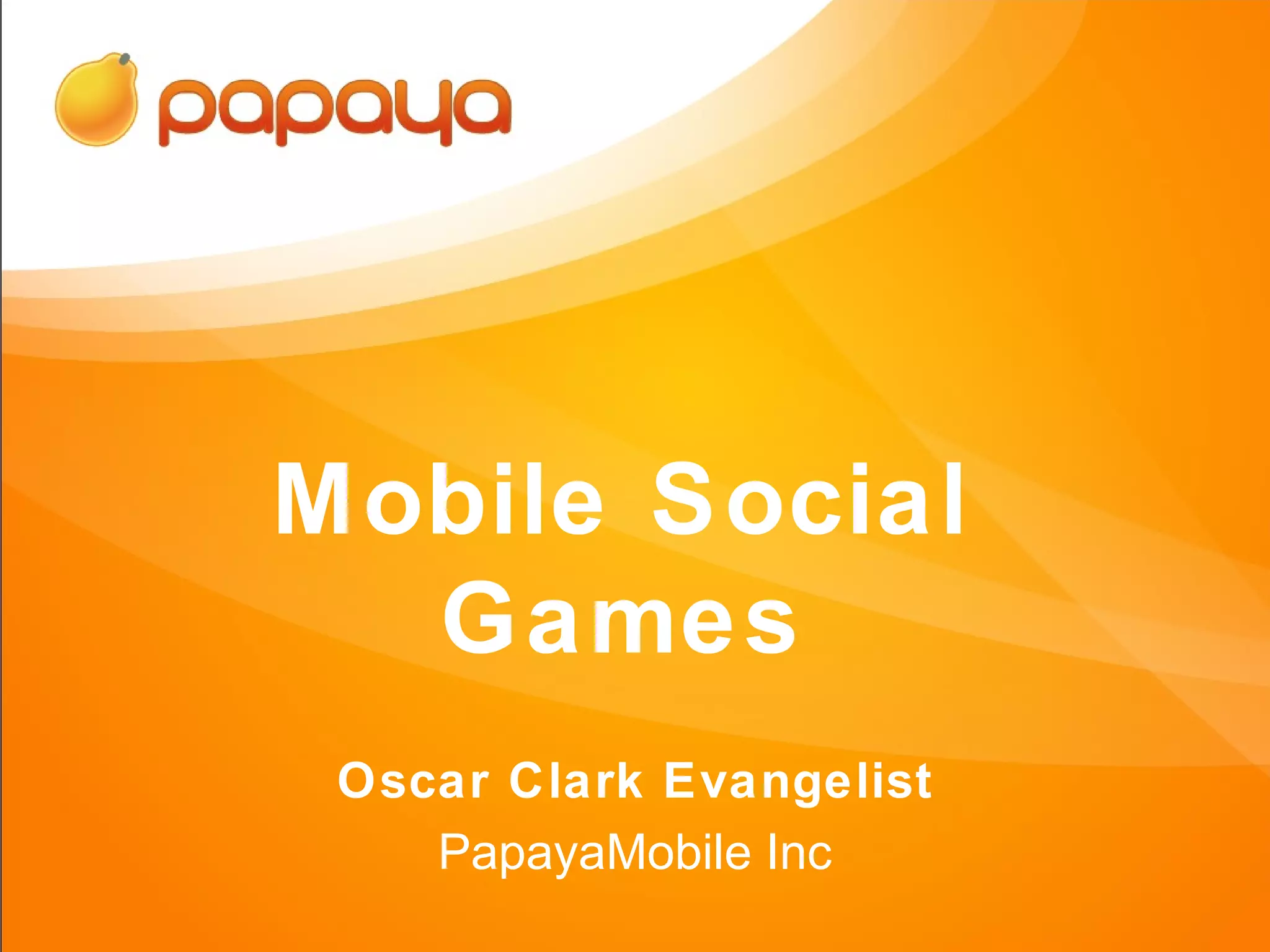 Gdcsf 2012 presentation | PPT