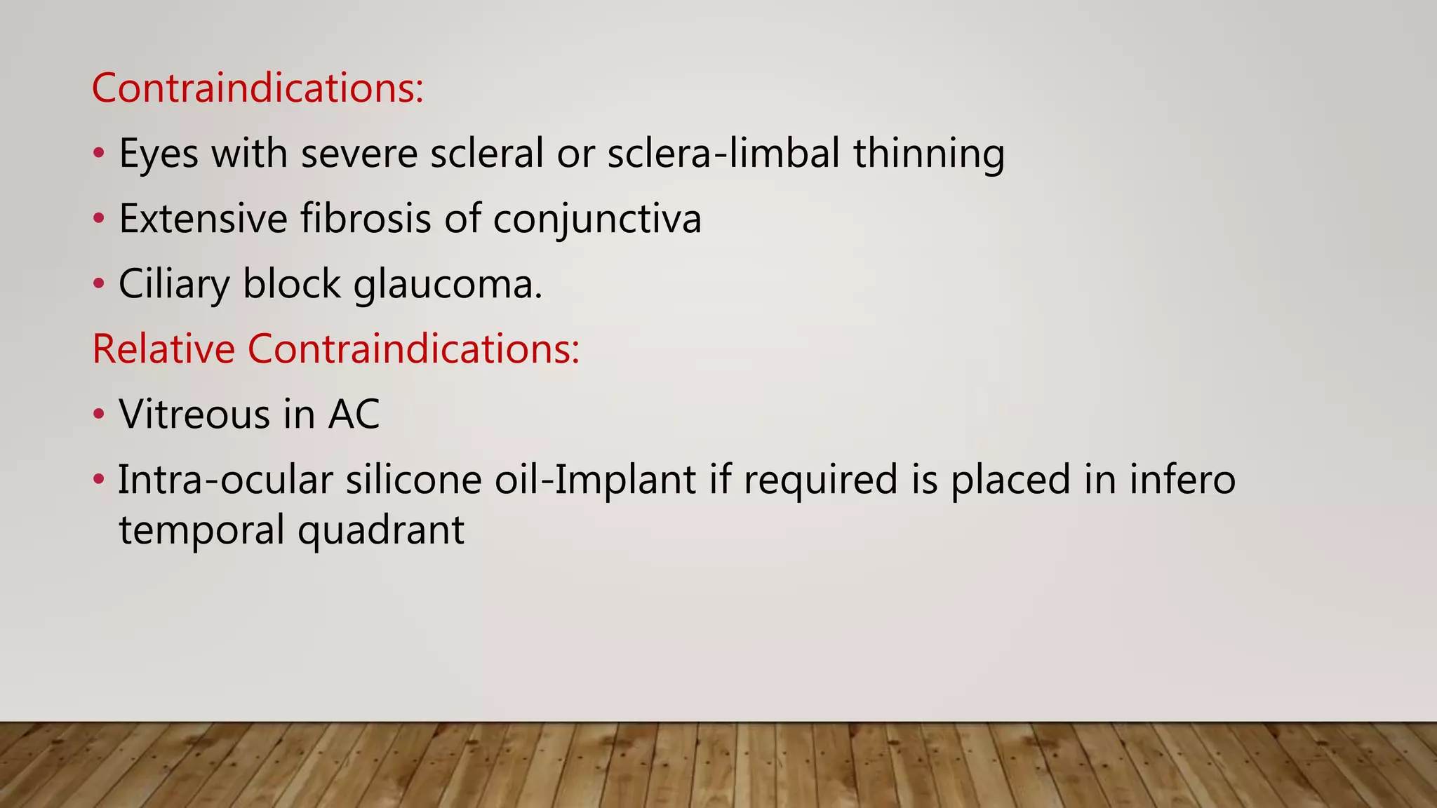 Glaucoma drainage devices | PPTX