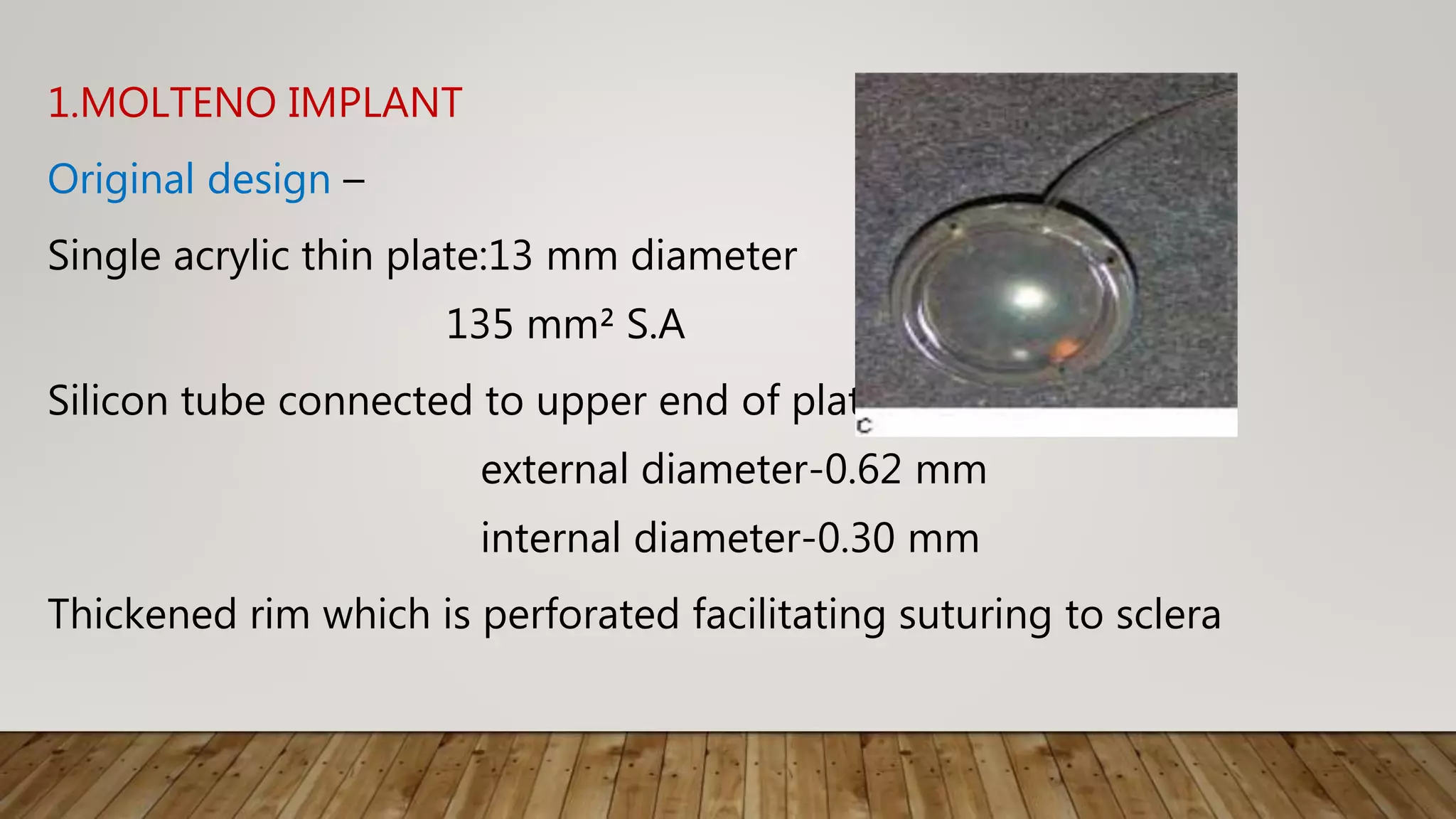 Glaucoma drainage devices | PPTX