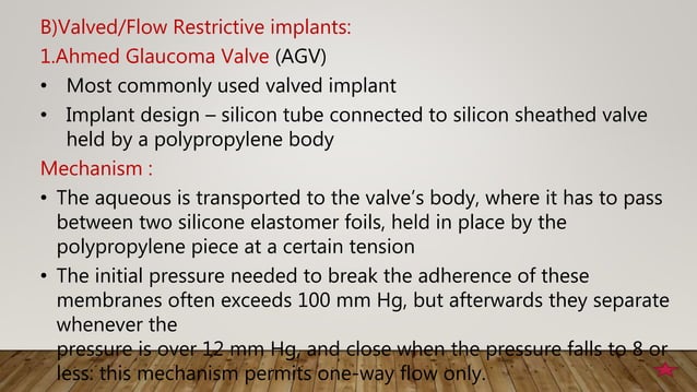 Glaucoma drainage devices | PPTX