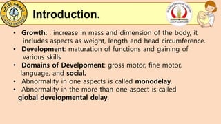 Global Developmental Delay (GDD) | PPTX