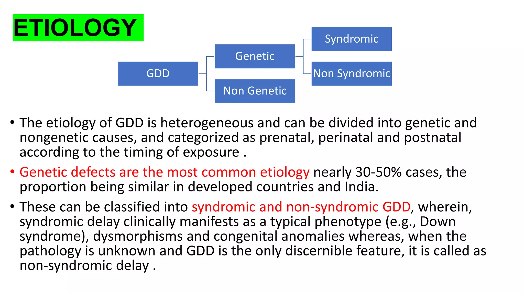 Global developmental delay | PPTX