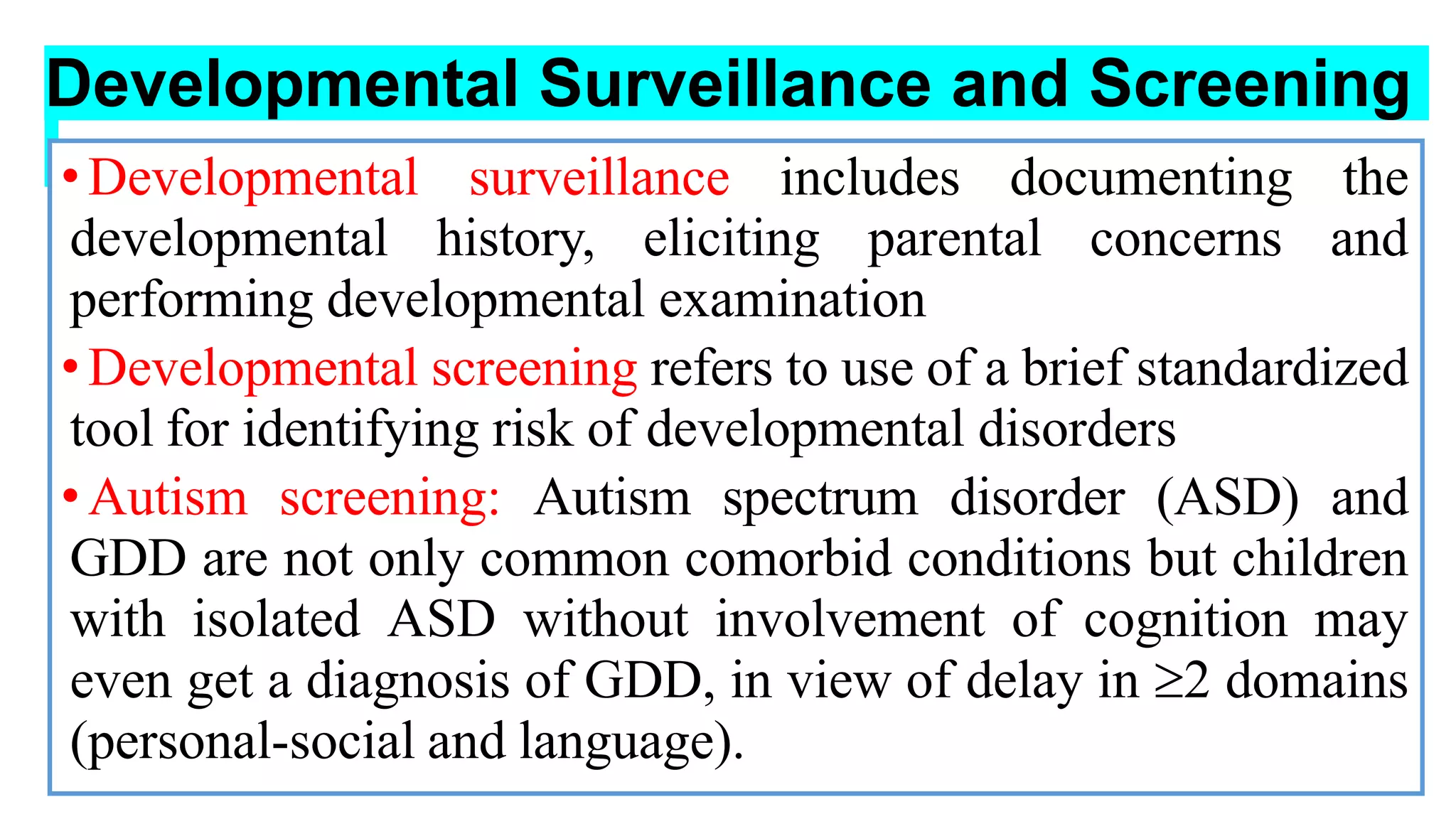 Global developmental delay | PPTX
