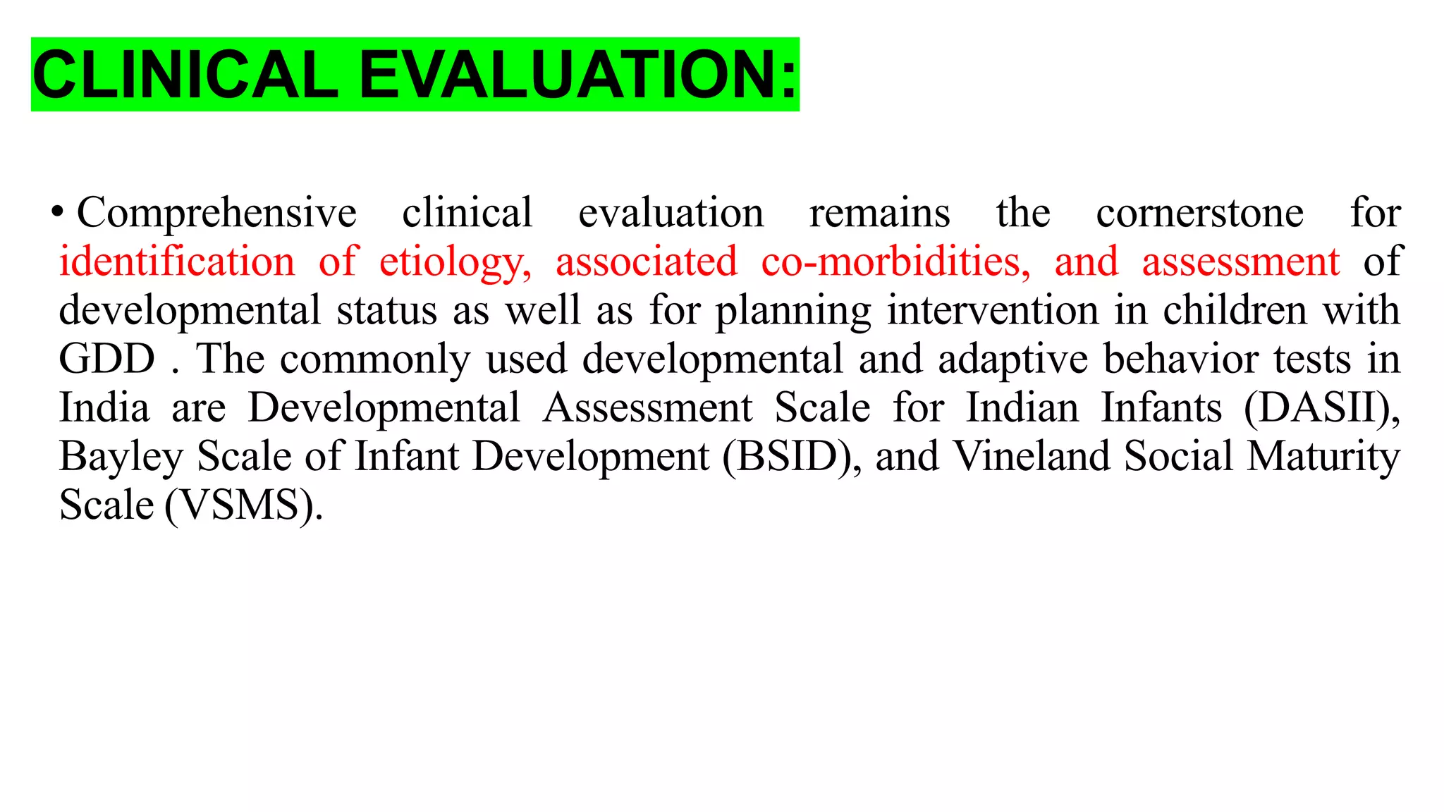 Global developmental delay | PPTX