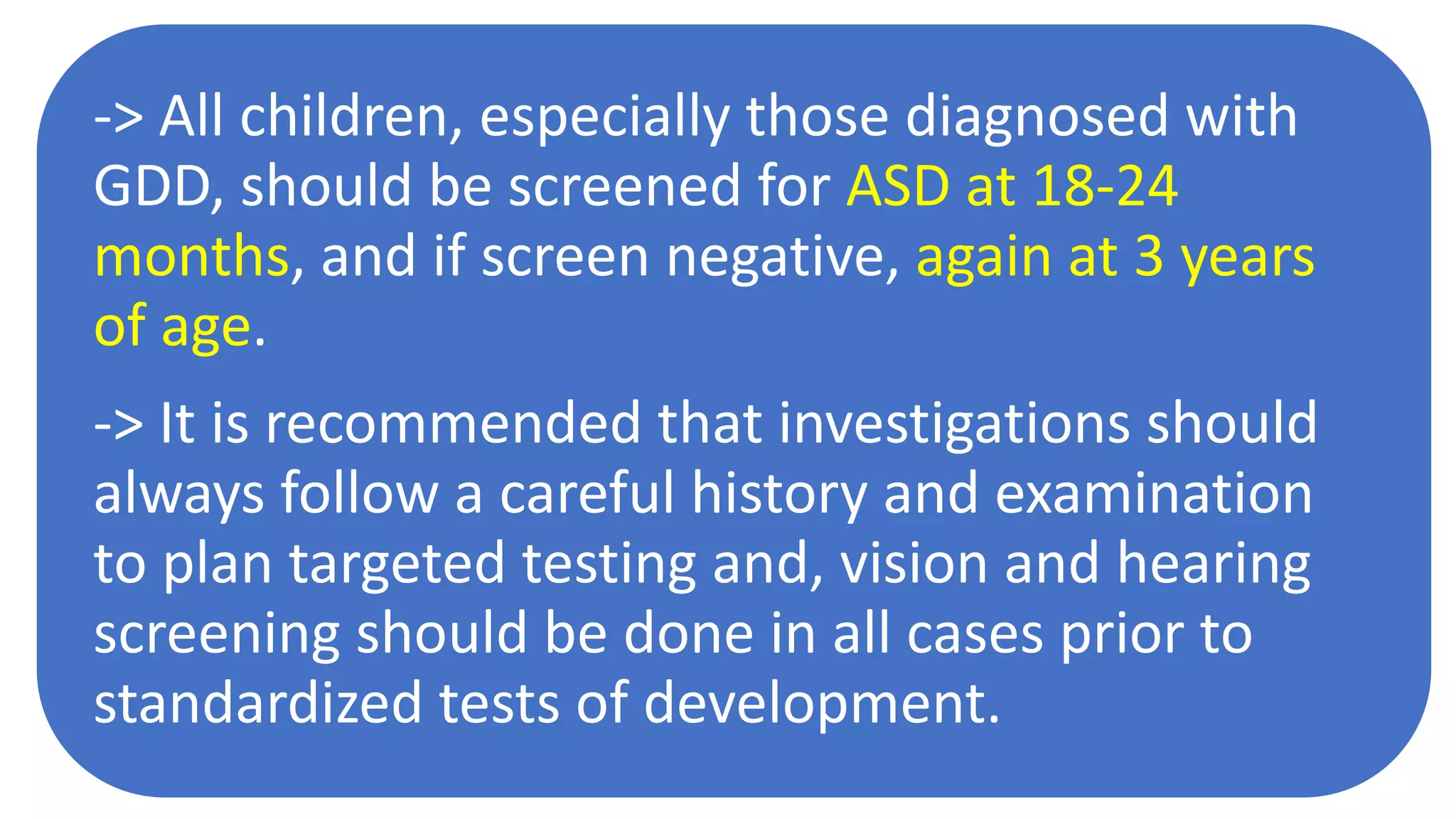 Global developmental delay | PPTX