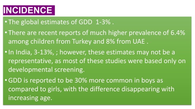 Global developmental delay | PPTX