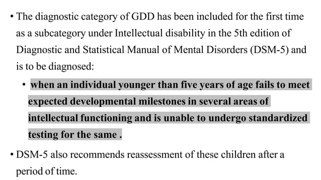 Global developmental delay | PPTX