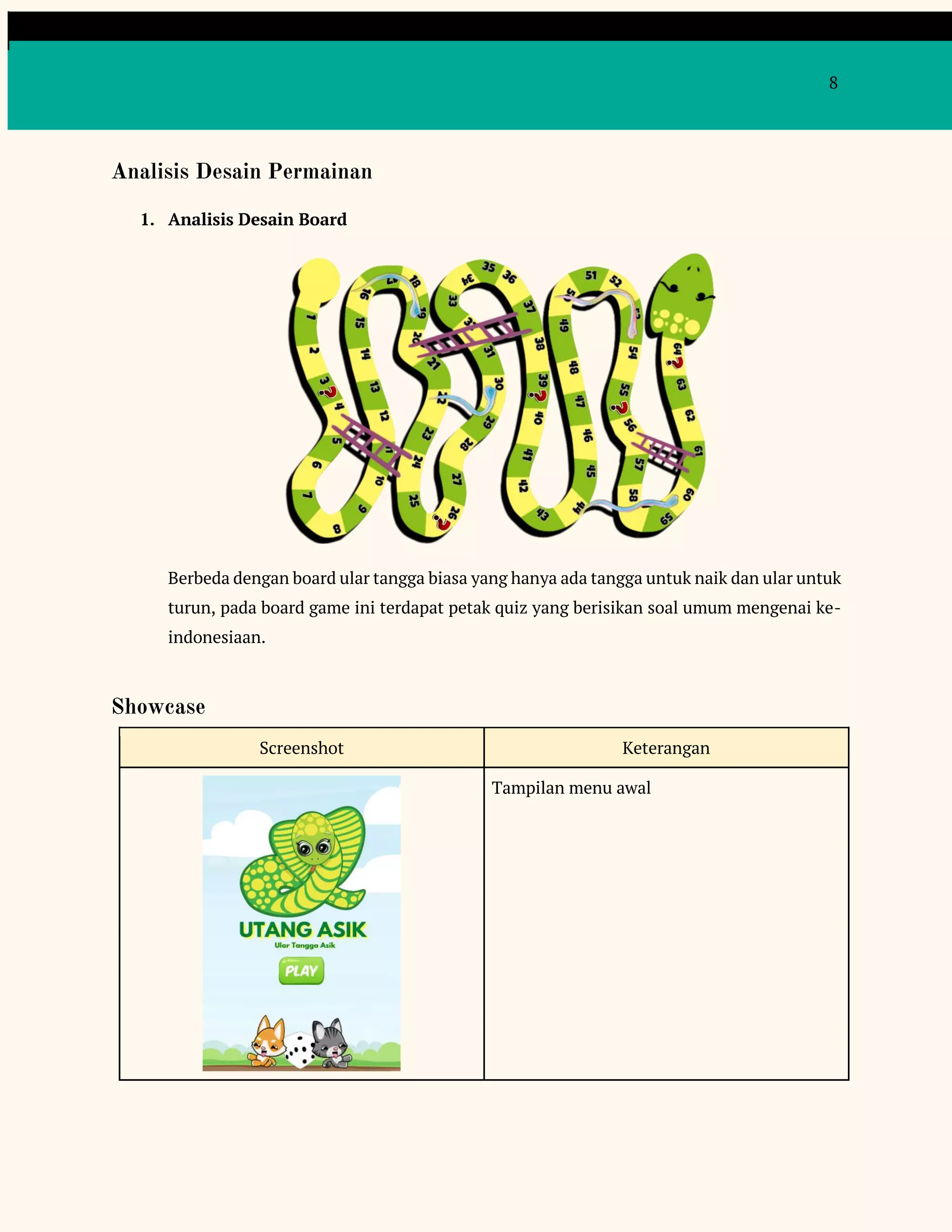 Game design document utang asik game | PDF