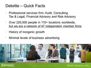 How Deloitte Approaches Global Employer Branding | PDF