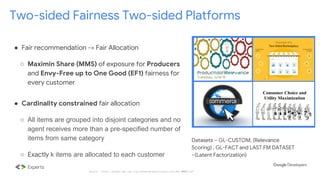 Fair Recommender Systems | PPT