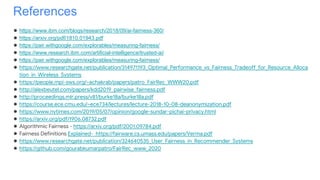 Fair Recommender Systems | PPT