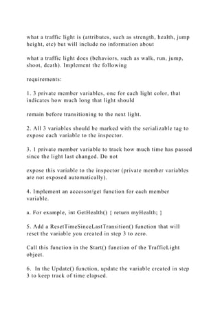 GDE Lab 1 – Traffic Light Pg. 1 Lab 1 Traffic L.docx