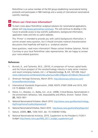 Nanotechnology and Engineered Nanomaterials Primer | PDF