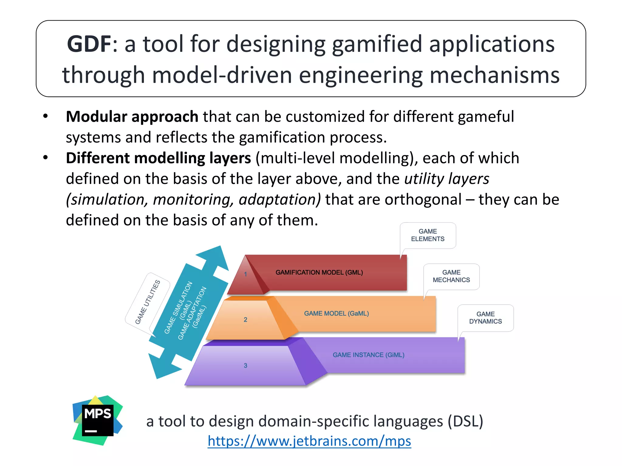GDF: A Gamification Design Framework powered by Model-Driven Engineering | PDF