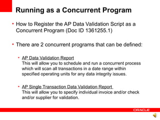 General Data Fix in Oracle Payables Module.ppt