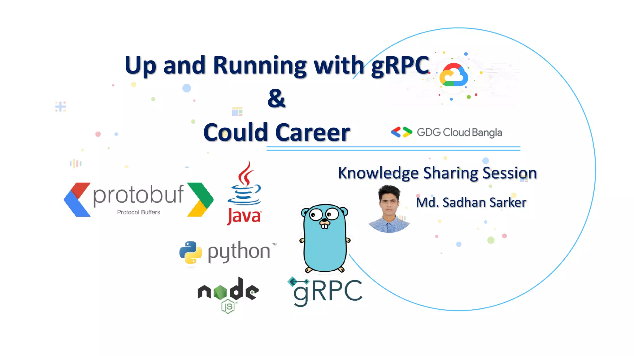 Up And Running With Grpc And Cloud Career Gdg Cloud Dhaka Io2022 Ppt