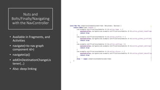 Introducing The Navigation component in Android | PPT