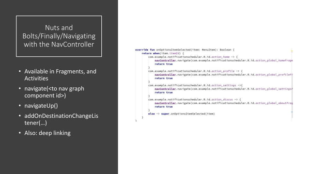 Introducing The Navigation Component In Android Ppt