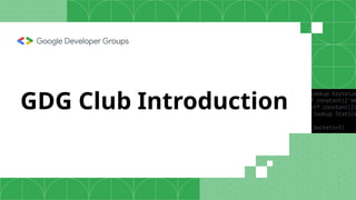 Google Developer Groups On Campus Orientation Program | PPTX