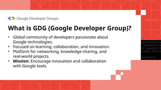 Google Developer Groups On Campus Orientation Program | PPTX