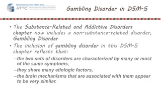 DSM-5 Criteria for Gambling Disorder | PDF