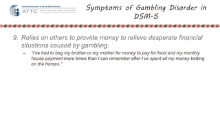 DSM-5 Criteria for Gambling Disorder | PDF
