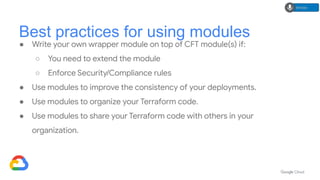 GDG Cloud Southlake no. 22 Gutta and Nayer GCP Terraform Modules Scaling Your Infrastructure the ...