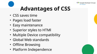 GDG CSS TECH WINTER BREAK VIEW PPT.pptxx | PPT