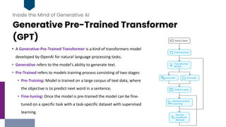 Generative Al: Exploring the Next Frontier of Artificial Intelligence | PDF