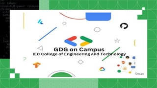 GDG on Campus IEC - Gen Ai Study Jam Event | PPTX