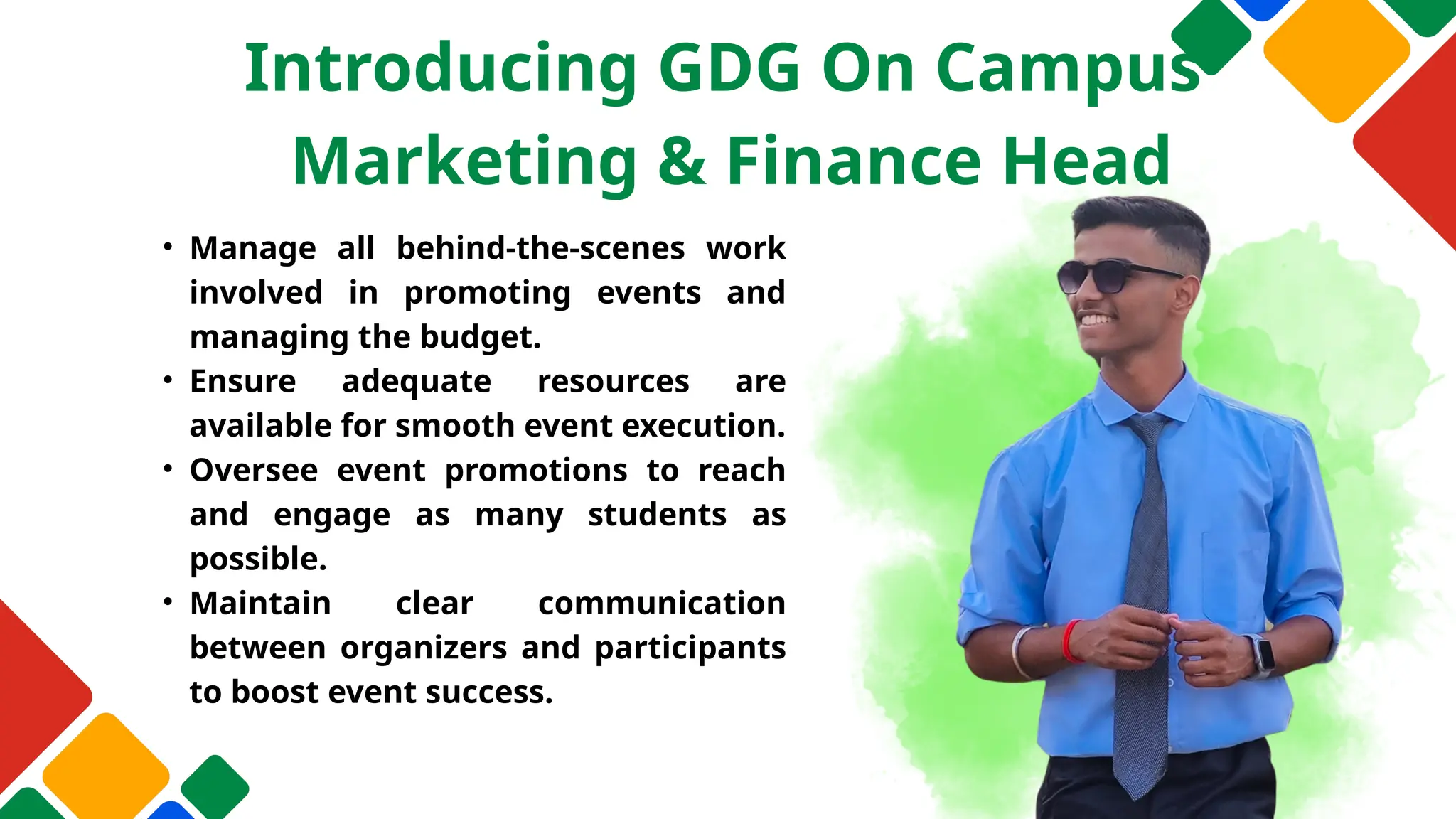 Google Developer Group(GDG) On Campus Info Session PPT 2024 | PPTX