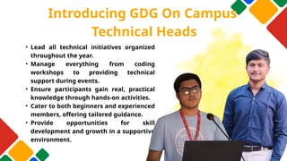 Google Developer Group(GDG) On Campus Info Session PPT 2024 | PPTX