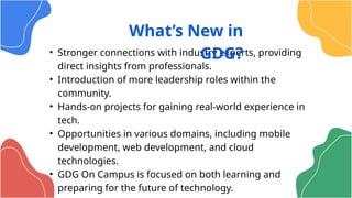 Google Developer Group(GDG) On Campus Info Session PPT 2024 | PPTX