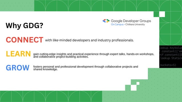 GDG Intro_GDGonCampusChitkaraUniversitypdf | PPT