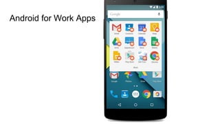 Overview of Android for Work | PDF | Operating Systems | Computer ...