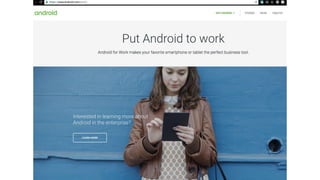 Overview of Android for Work | PDF | Operating Systems | Computer ...