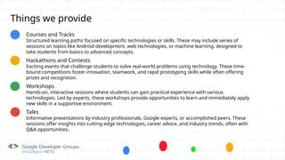Google Developer Groups on Campus: NCTU Info Session | PPTX | Social ...