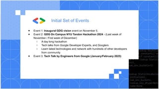 Info Session | GDG On Campus NYU Tandon | PPTX