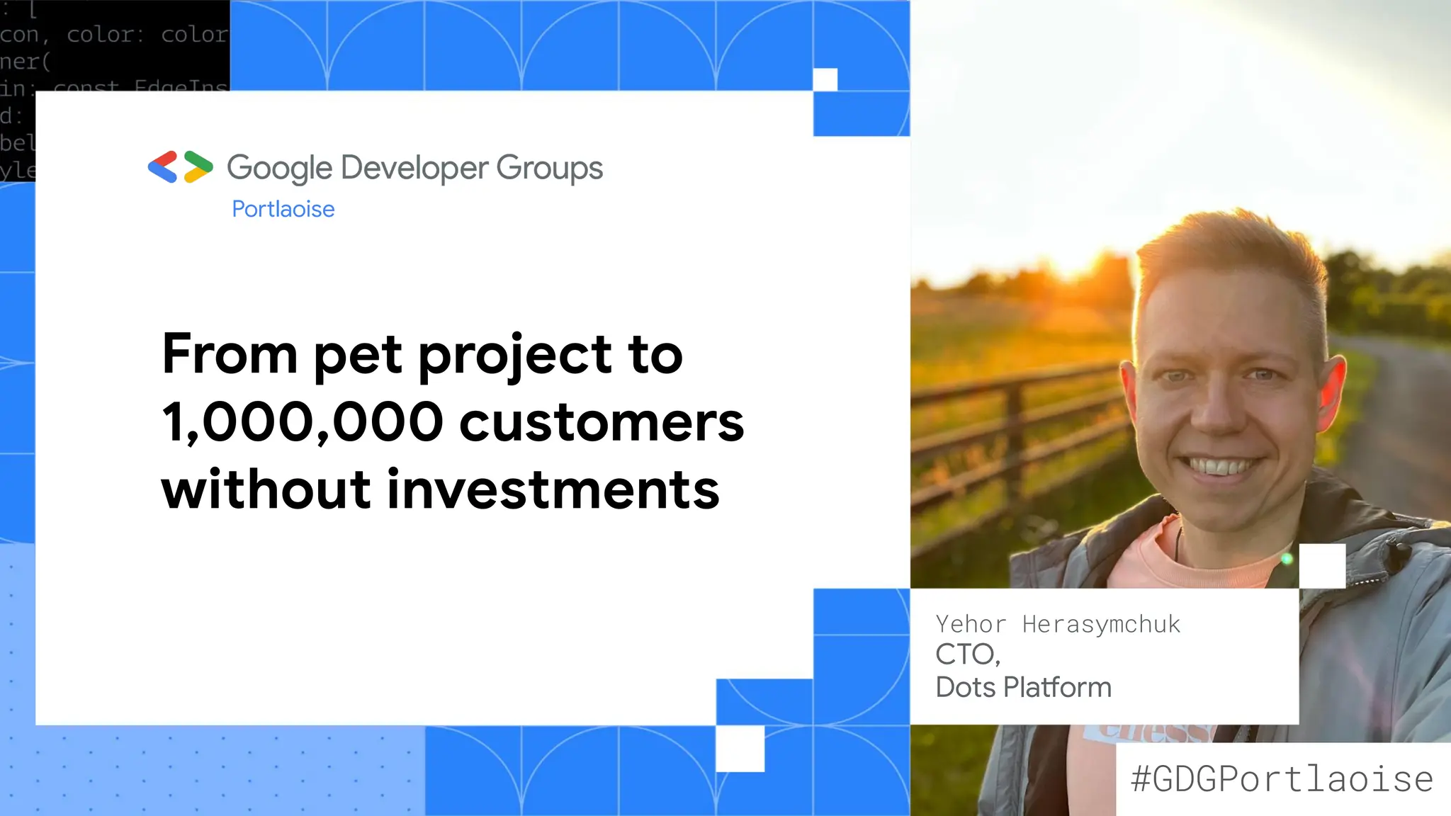 GDG Portlaoise Launch Event Presentation | PPT