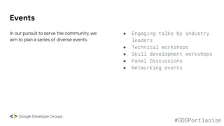 GDG Portlaoise Launch Event Presentation | PDF