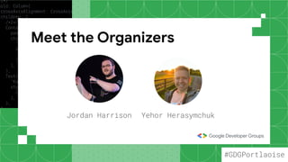 GDG Portlaoise Launch Event Presentation | PPT