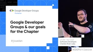 GDG Portlaoise Launch Event Presentation | PPT