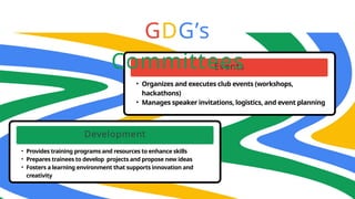 What is GDG - Prepared by a student from Imam Abdulrahman Bin Faisal ...