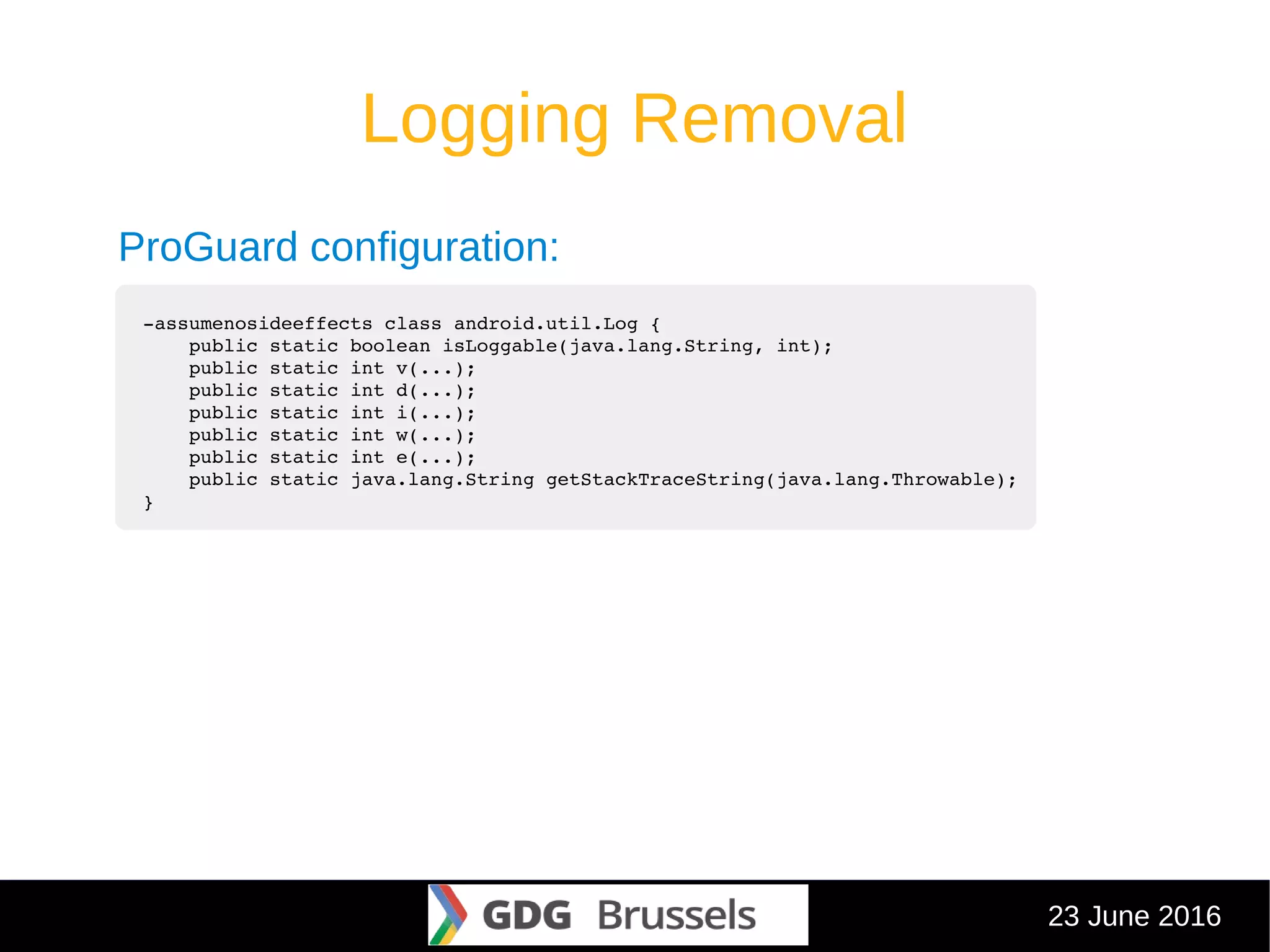 ProGuard / DexGuard Tips and Tricks | PDF