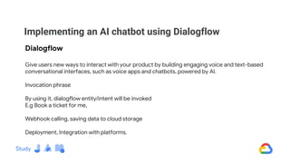Google Cloud Study Jams, Machine learning API's | PPTX