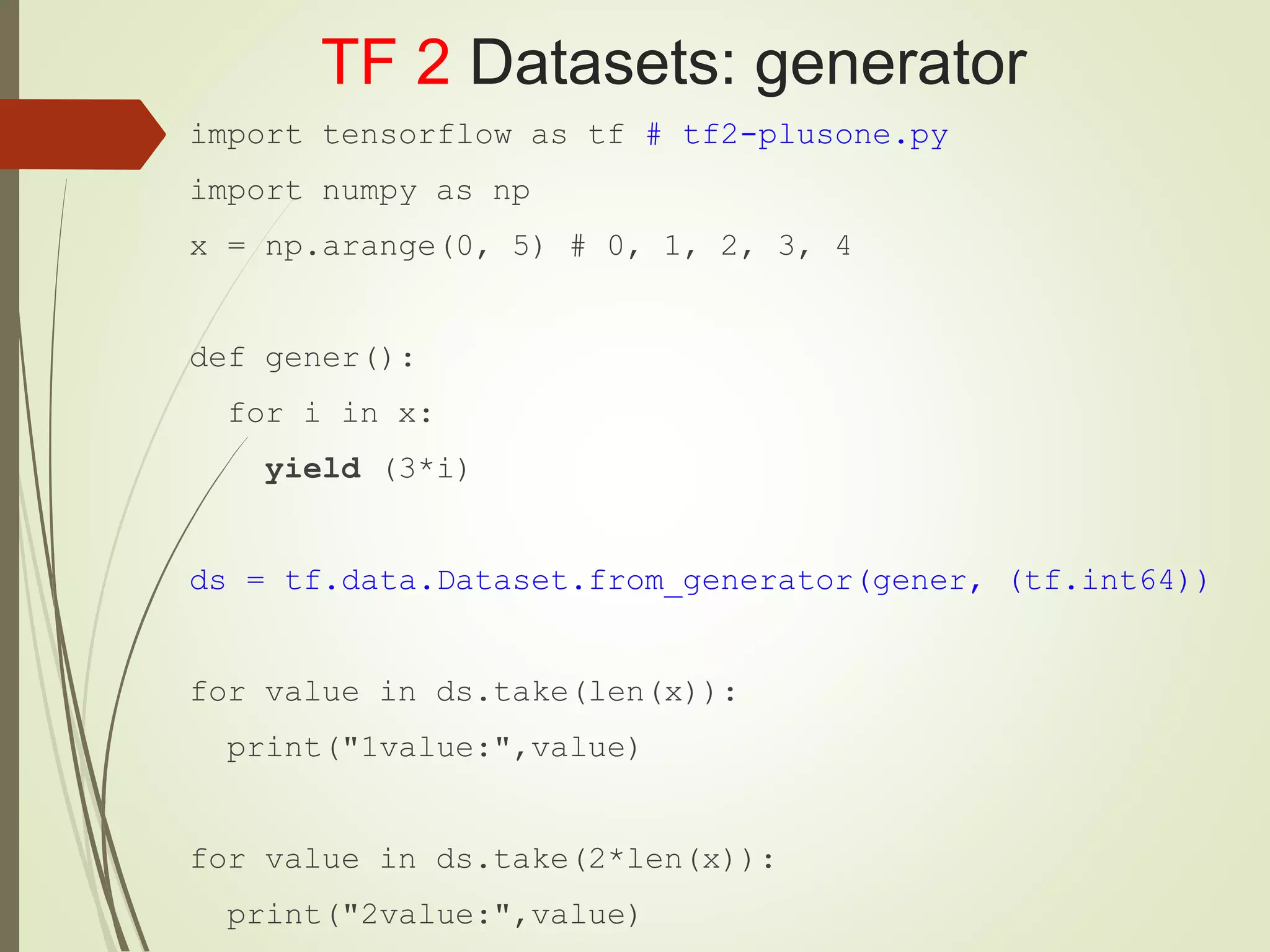 Introduction To Tensorflow 2 And Keras Ppt