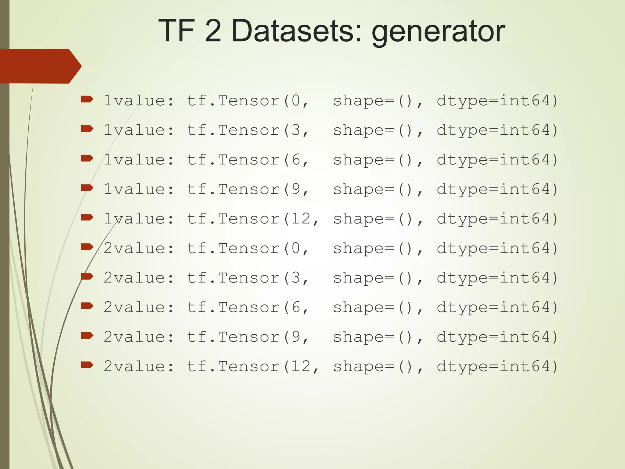 Introduction to TensorFlow 2 and Keras | PPT